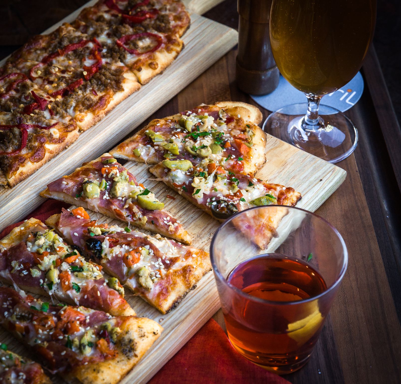 Meril's Muffuletta Flatbread | Emerils.com