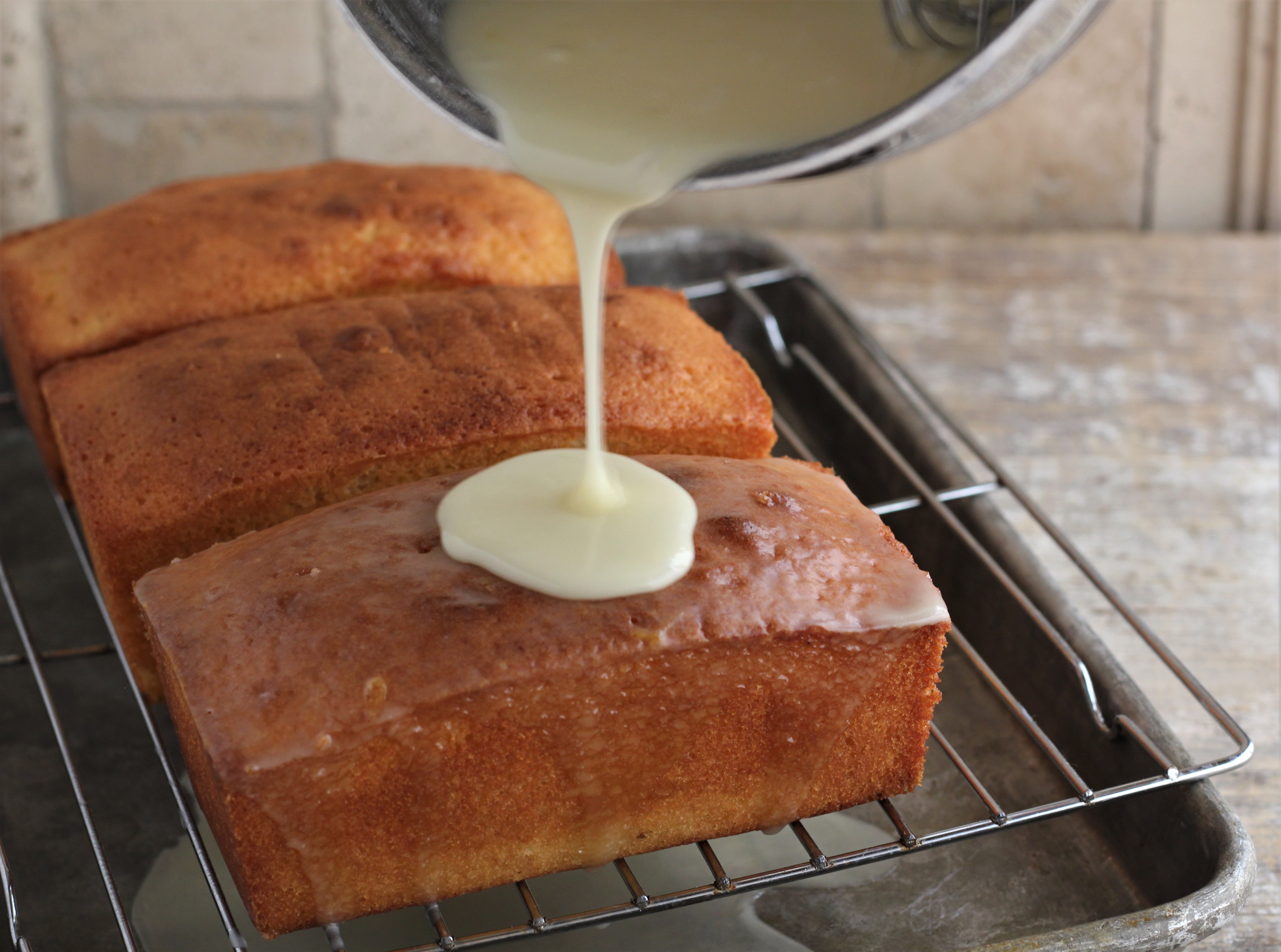 Fresh Orange Pound Cakes With An Orange Glaze | Emerils.com