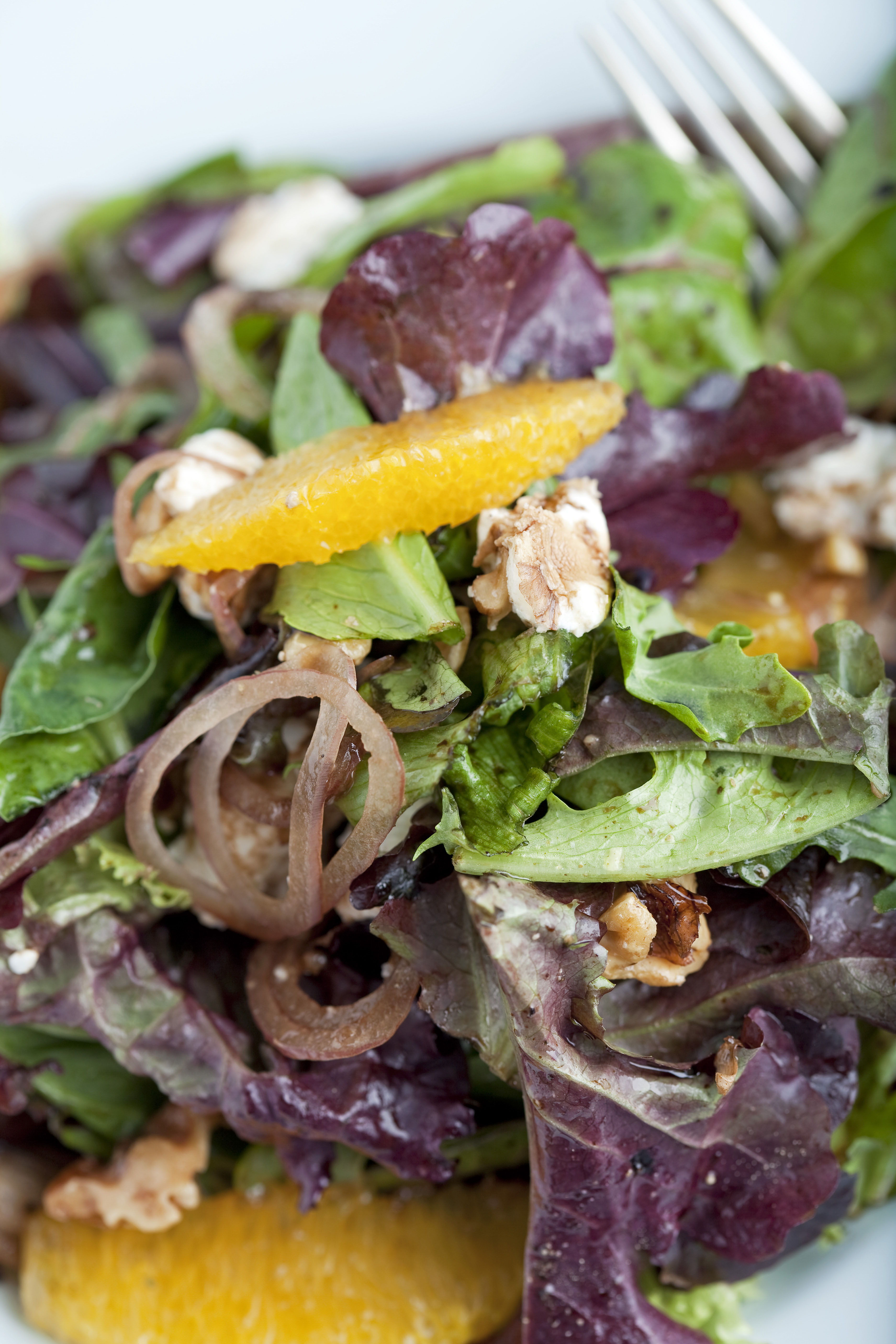 Orange, Walnut, And Goat Cheese Salad | Emerils.com