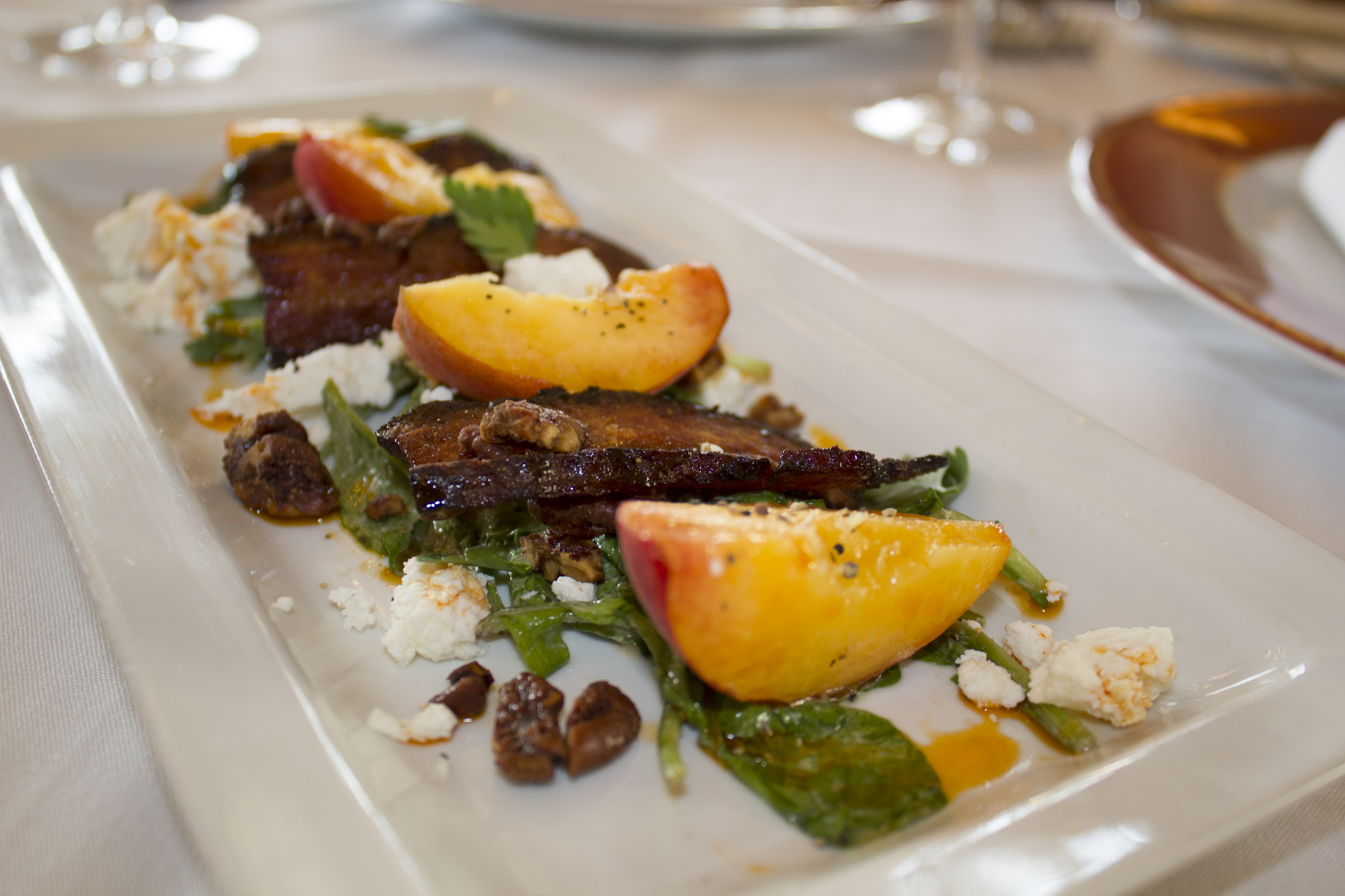 Emeril’s Delmonico Peach Salad | Emerils.com