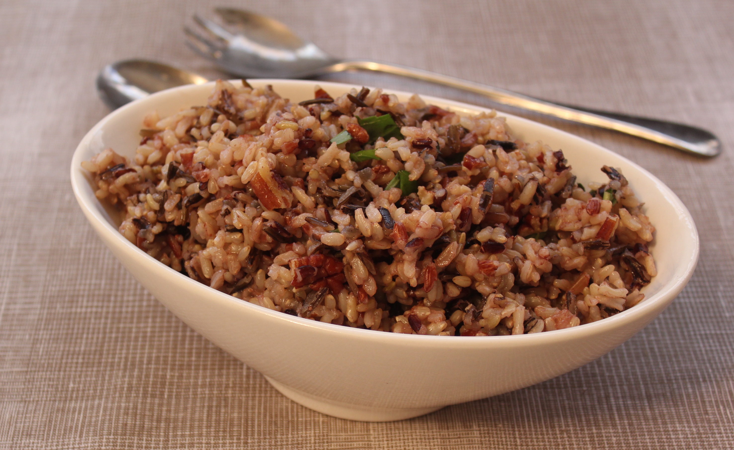 Wild Rice And Chopped Pecans | Emerils.com