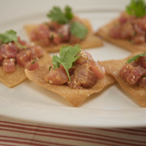 Tuna Poke Chips | Emerils.com