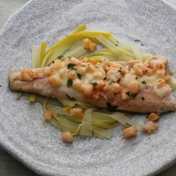 Grilled Gulf Pompano With Shrimp Lemon Butter Sauce And Lemon Braised ...