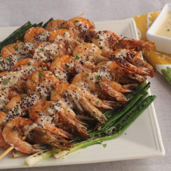 Grilled Shrimp With Caviar Butter | Emerils.com