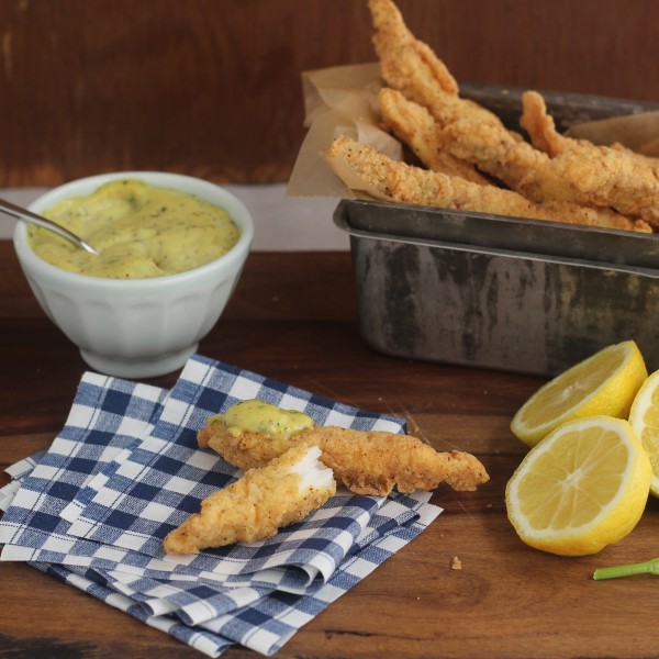 Fried Fish Fingers With Creole Tartar Sauce | Emerils.com