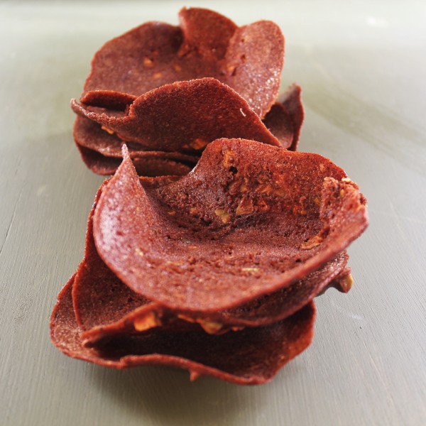 Chocolate Pistachio Tuile Cups | Emerils.com