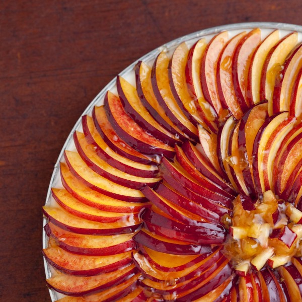 Nectarine And Mascarpone Tart In A Sugar Cookie Crust | Emerils.com