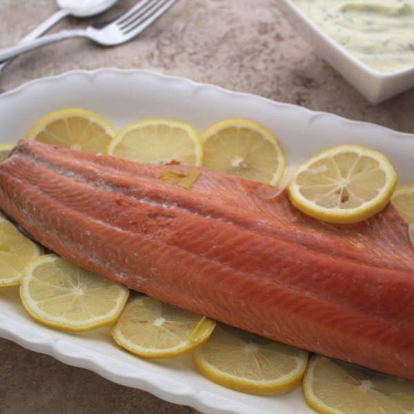 Poached Salmon With Creamy Ravigote Sauce | Emerils.com