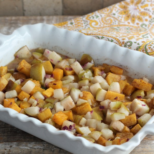 Roasted Acorn Squash And Braised Pears | Emerils.com