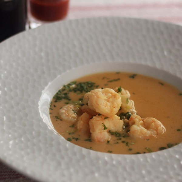 Shrimp in a Coconut, Ginger and Lemongrass Broth | Emerils.com