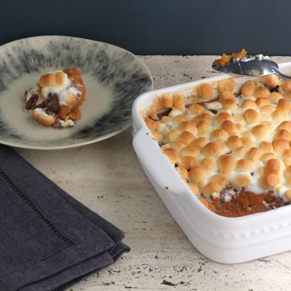 Sweet Potato Praline Marshmallow Casserole | Emerils.com