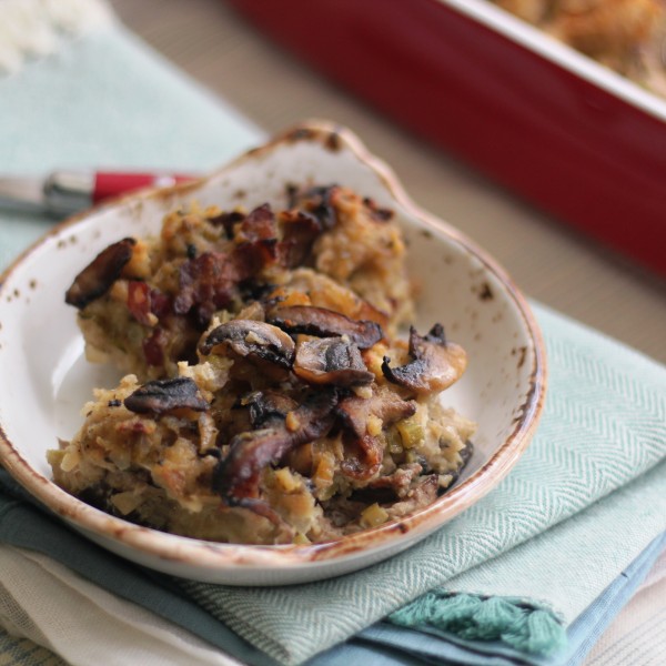 Wild Mushroom Stuffing For Turkey Roulade | Emerils.com