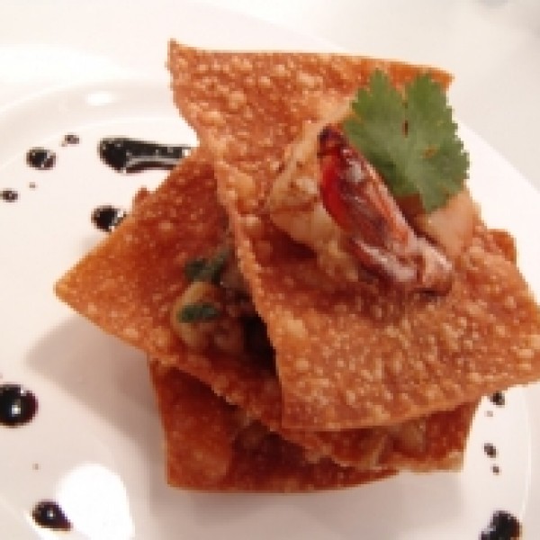 Asian Crispy Wonton Lasagna | Emerils.com