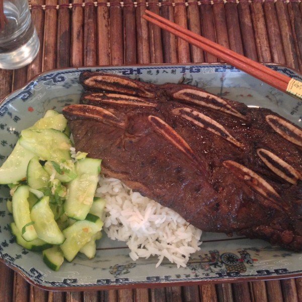 Korean Short Ribs With Cucumber Kimchee | Emerils.com