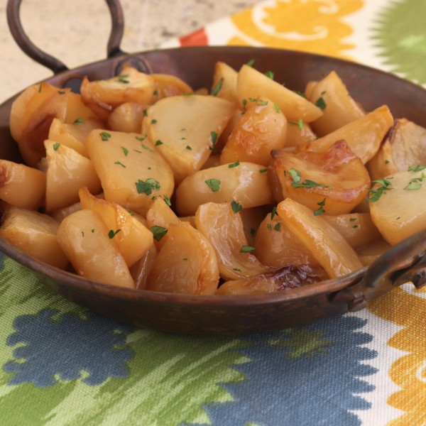 Honey Butter Braised Turnips | Emerils.com